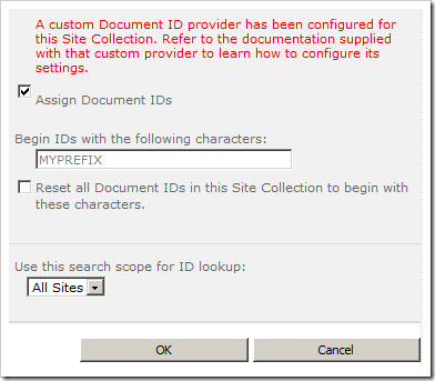 SP 2010: SharePoint Server 2010 - Creating a custom Document ID provider